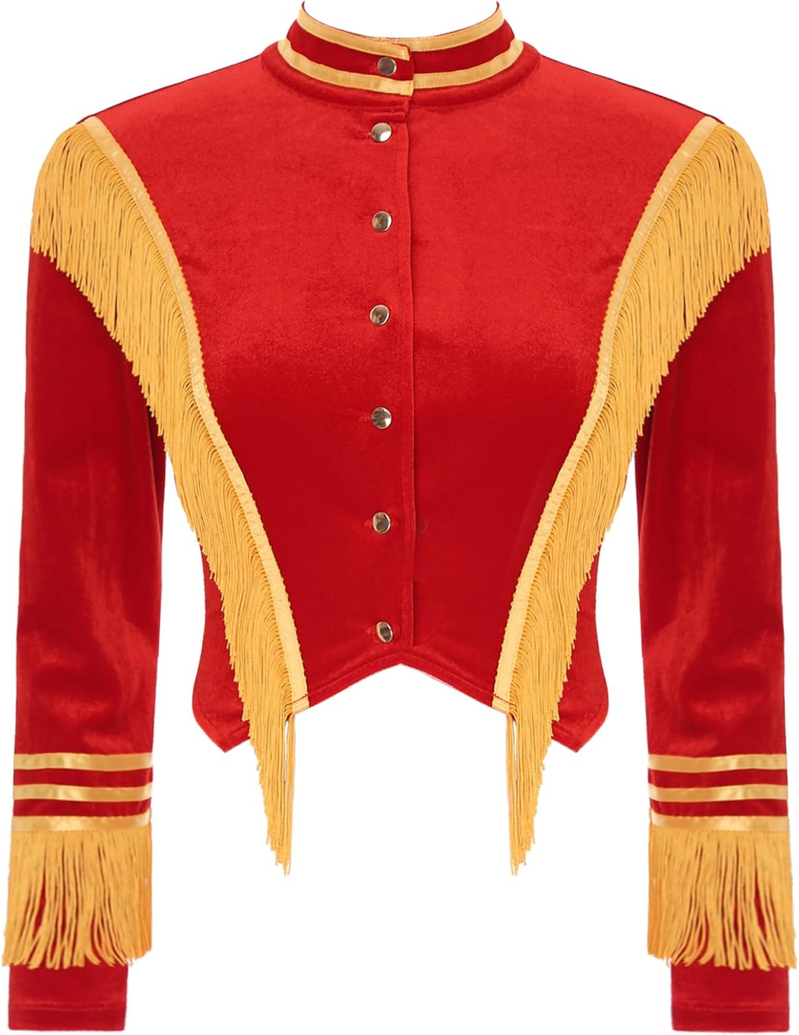 Amazon.com: XUNZOO Women's Circus Ringmaster Costume Velvet Showman ...