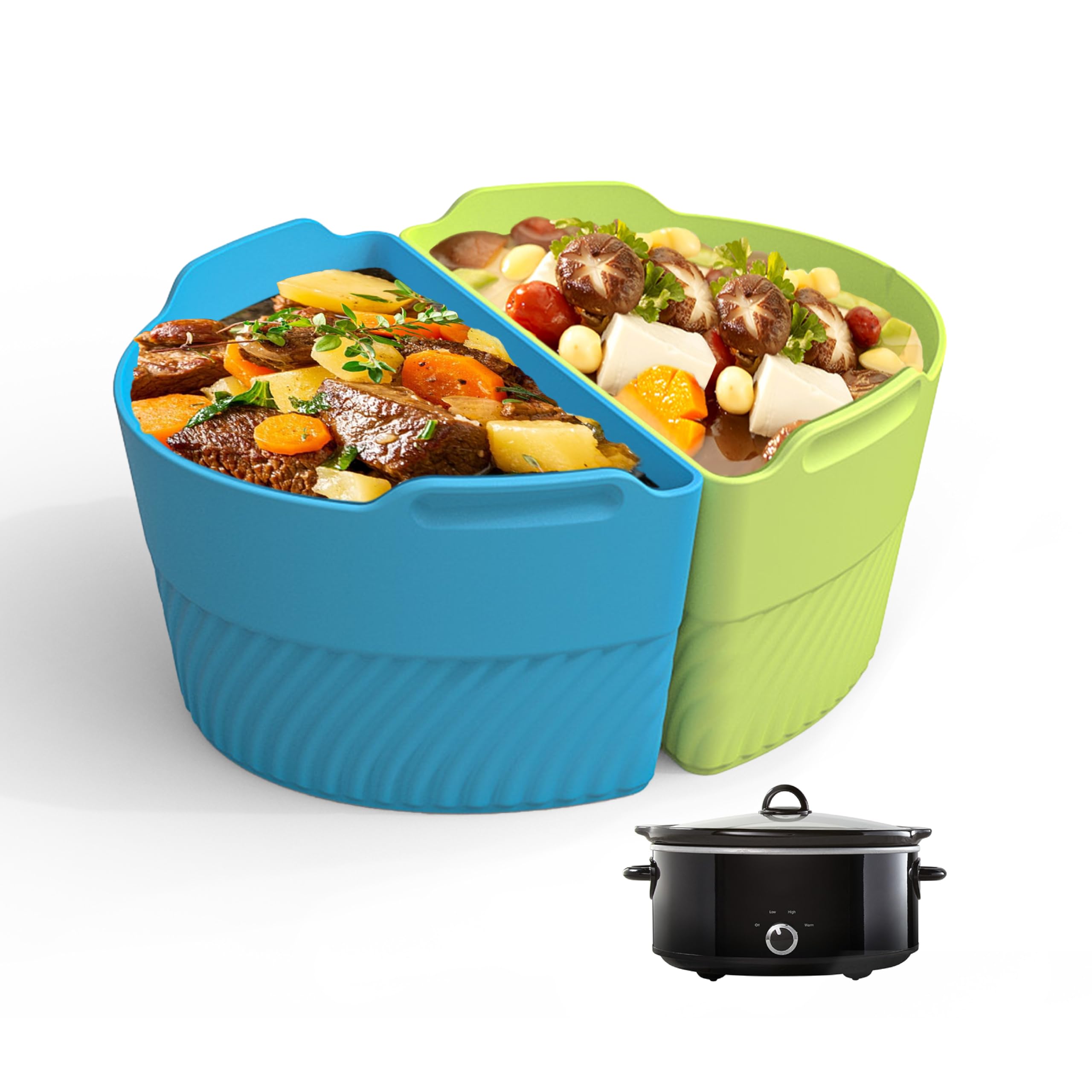 Amazon.com: TAYDOIBAN Silicone Slow Cooker Liners Compatible With Crock ...