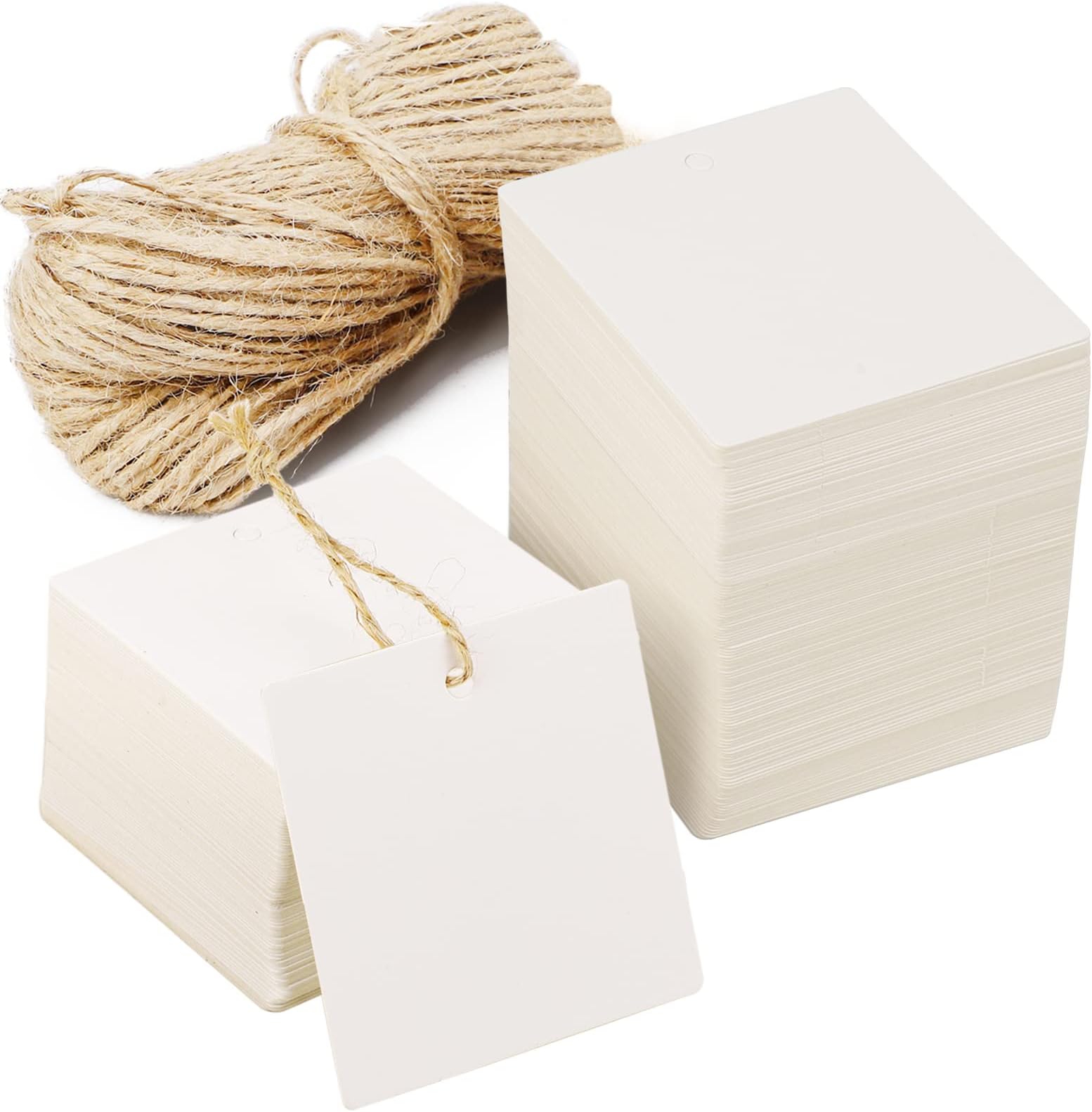 Amazon.com : Segarty Gift Tags, 200 PCS Craft Gift Tags, Square Tag ...