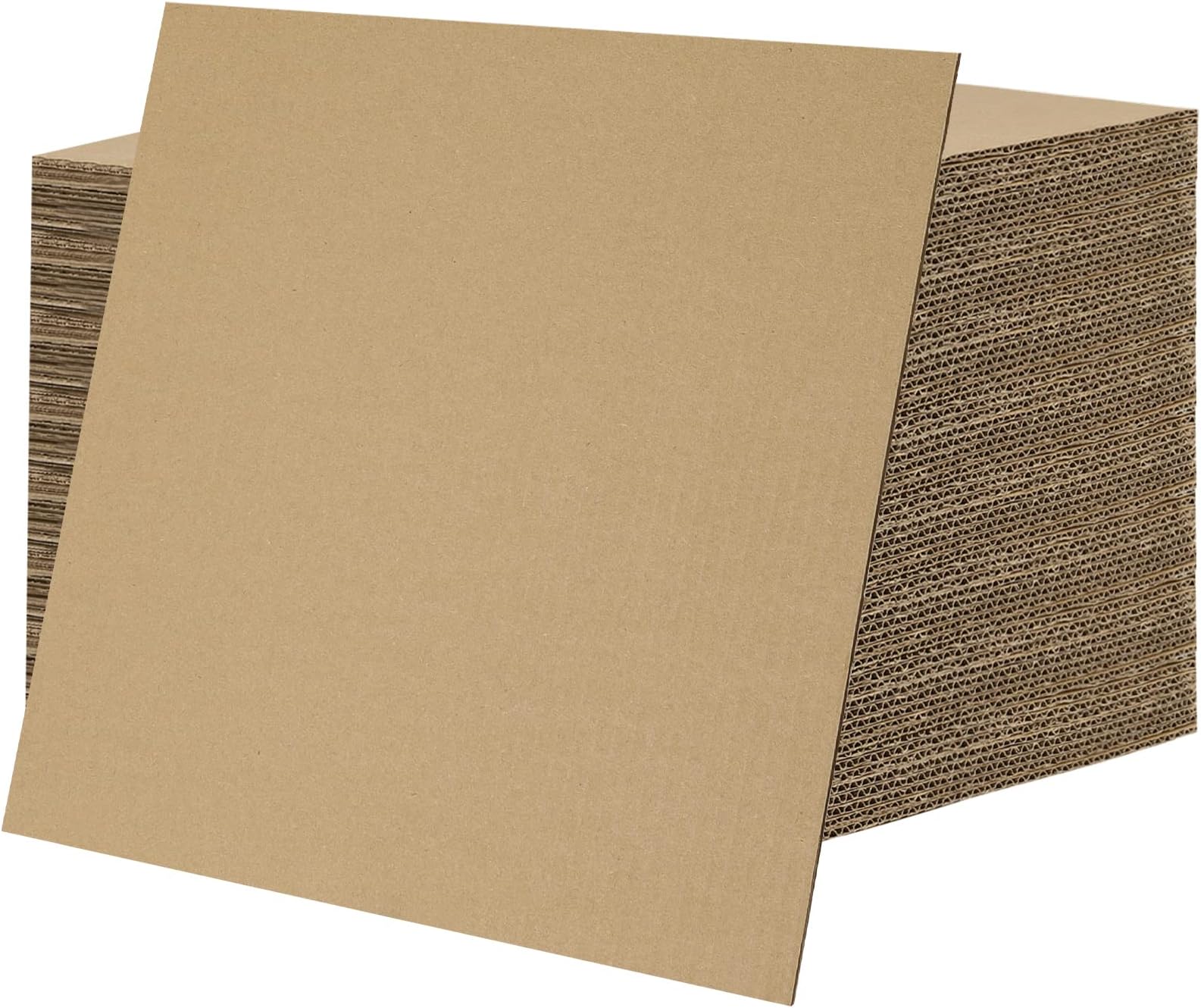 Amazon.com: Sodaxx Corrugated Cardboard Sheets (QTY 10) 8.5 x 11 Inches ...