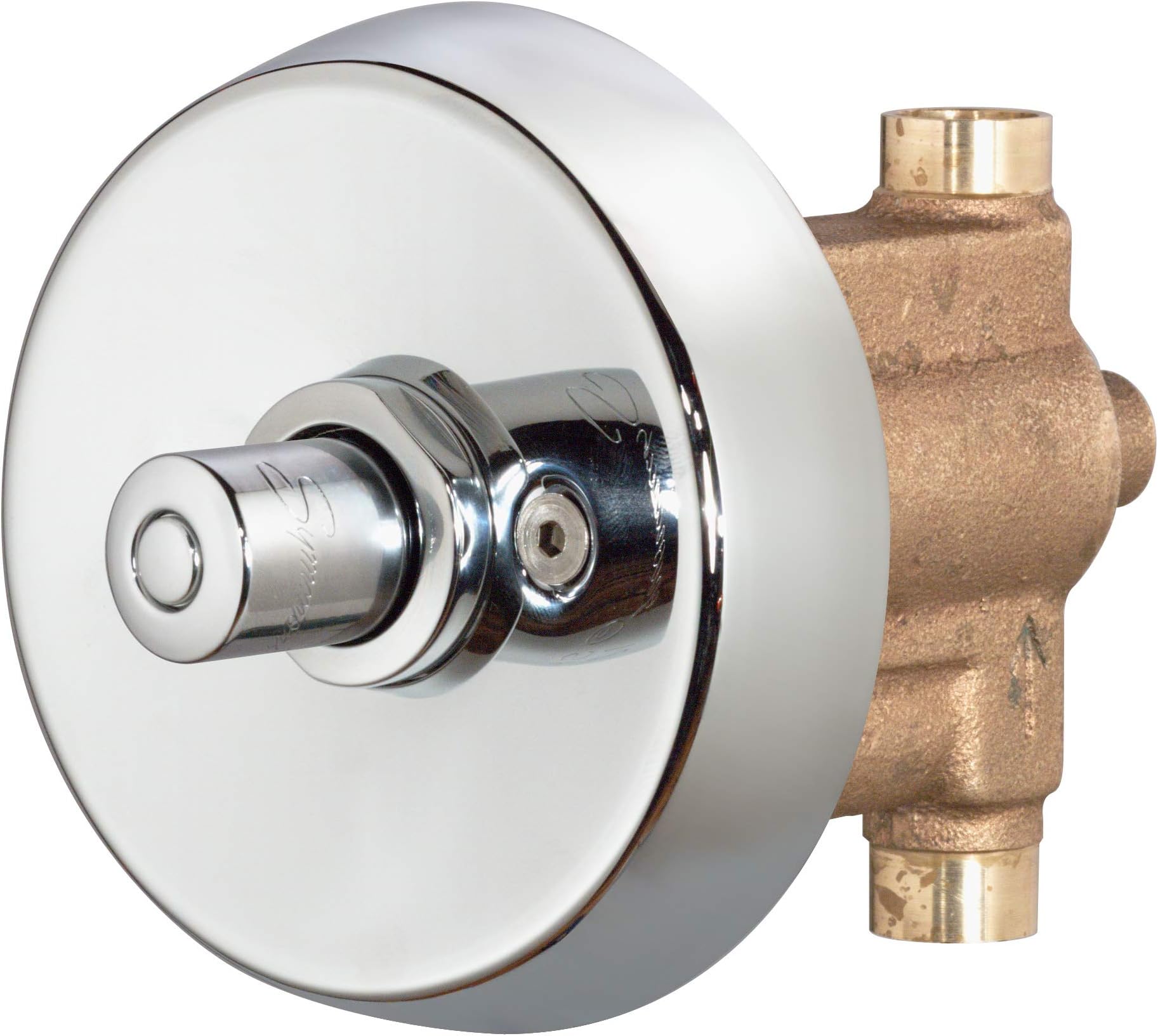 Symmons 4-420-TRM Showeroff Single Push-Button Metering Valve Trim ...