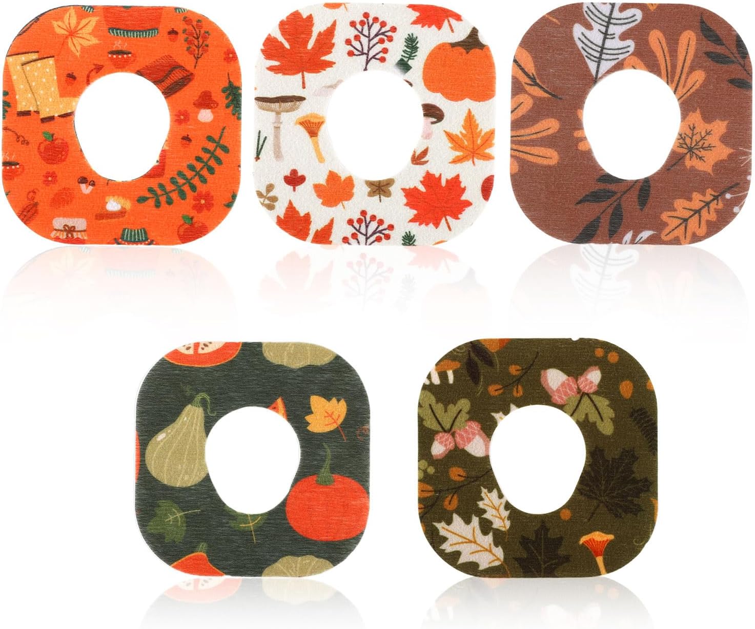 Amazon.com: 25pcs Sensor Covers for Dexcom G7, Autumn Maple Leaf Style ...