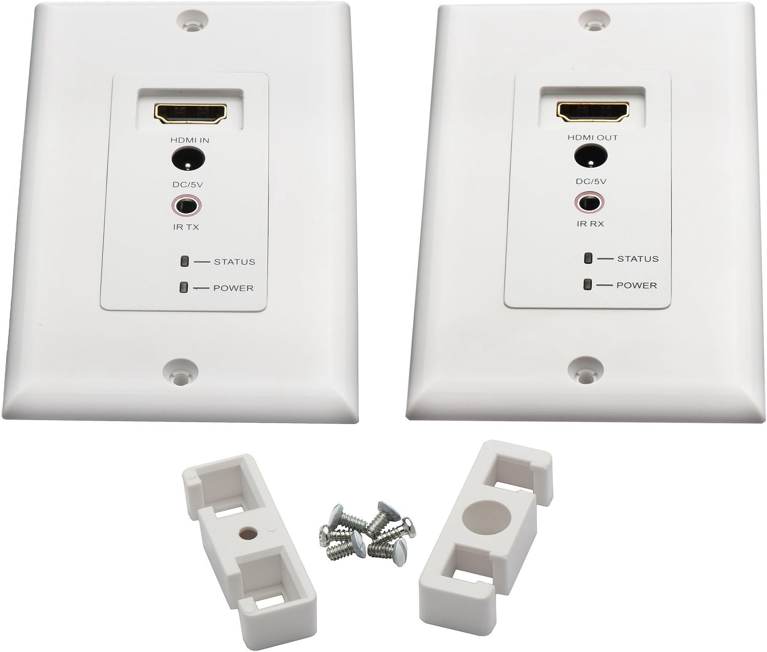 Amazon.com: AVUE Wall Plate HDMI Extender Over Cat5e or Cat6 Cables up ...