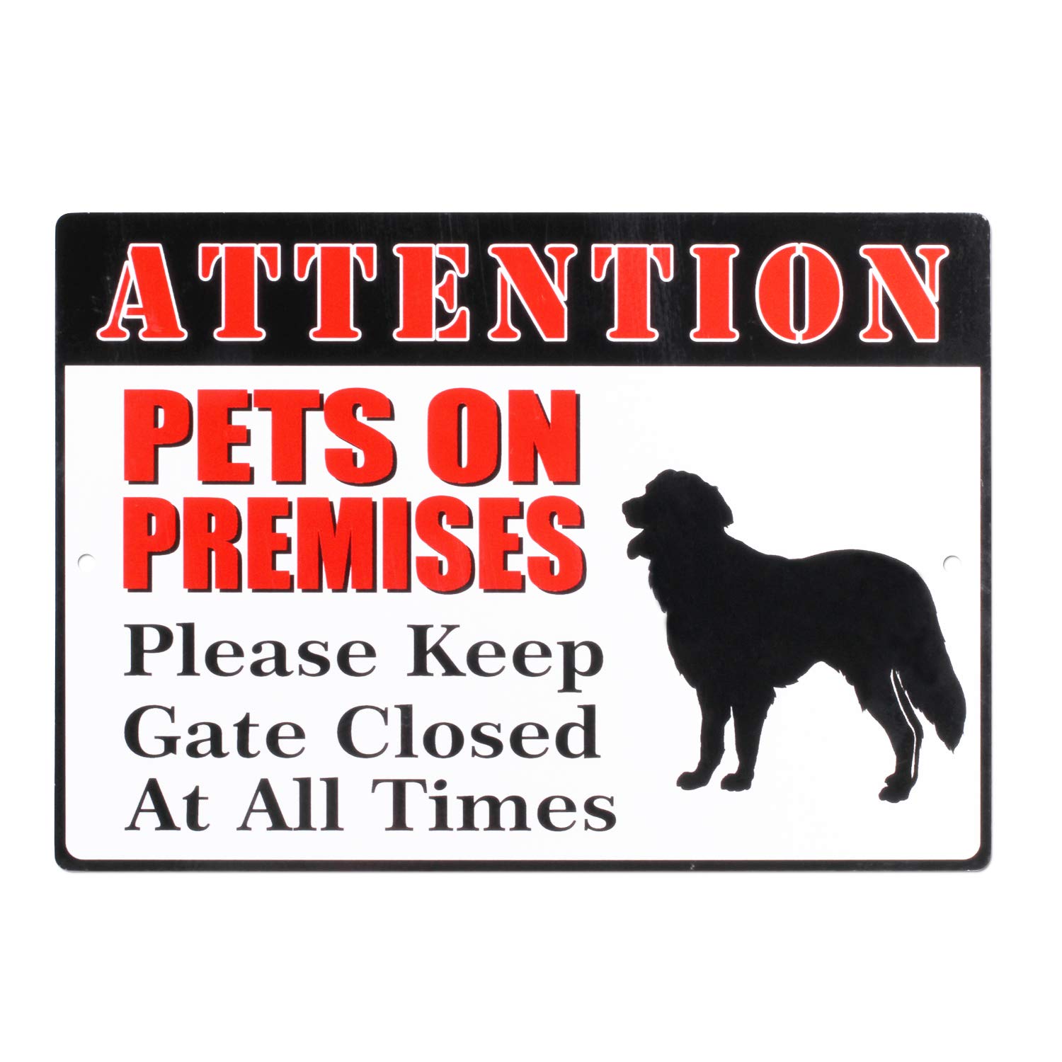 Buy Pets On Premises Please Keep Gate Closed at All Times Sign ...