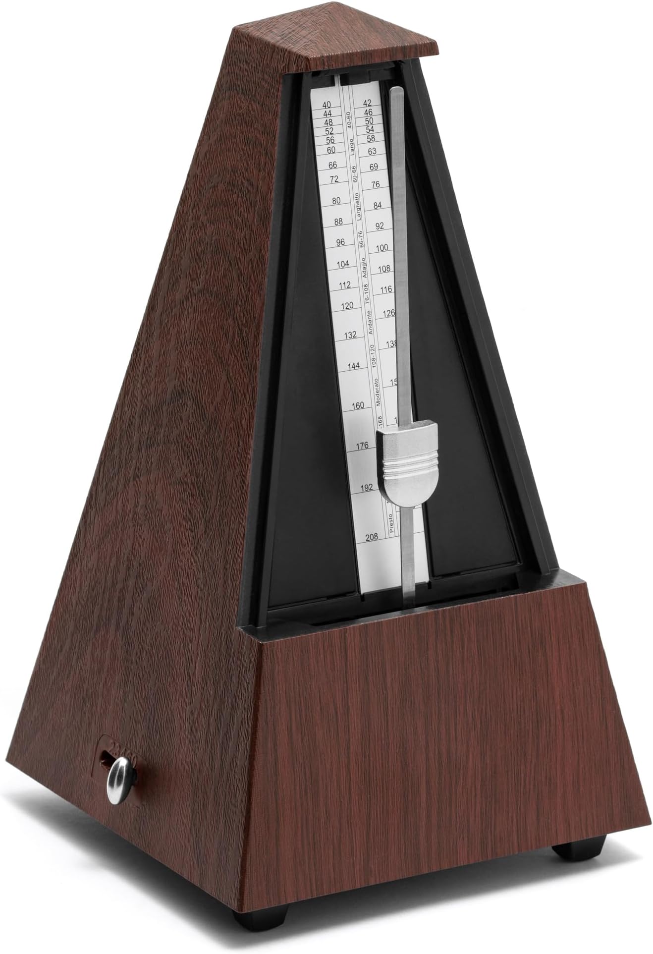 Theodore Wooden Mechanical Metronome - Classic Pyramid Style - Ideal ...