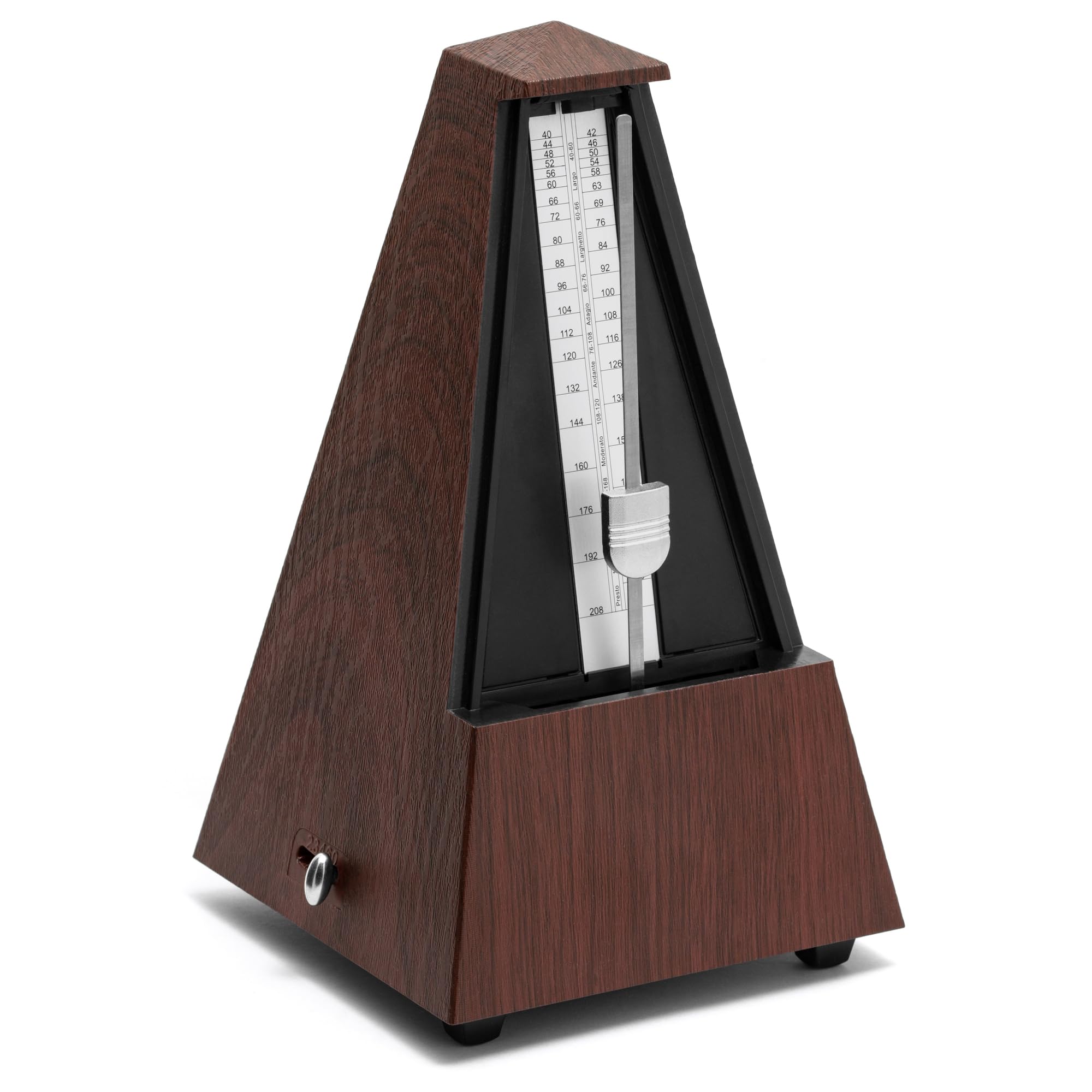 Theodore Wooden Mechanical Metronome - Classic Pyramid Style - Ideal ...
