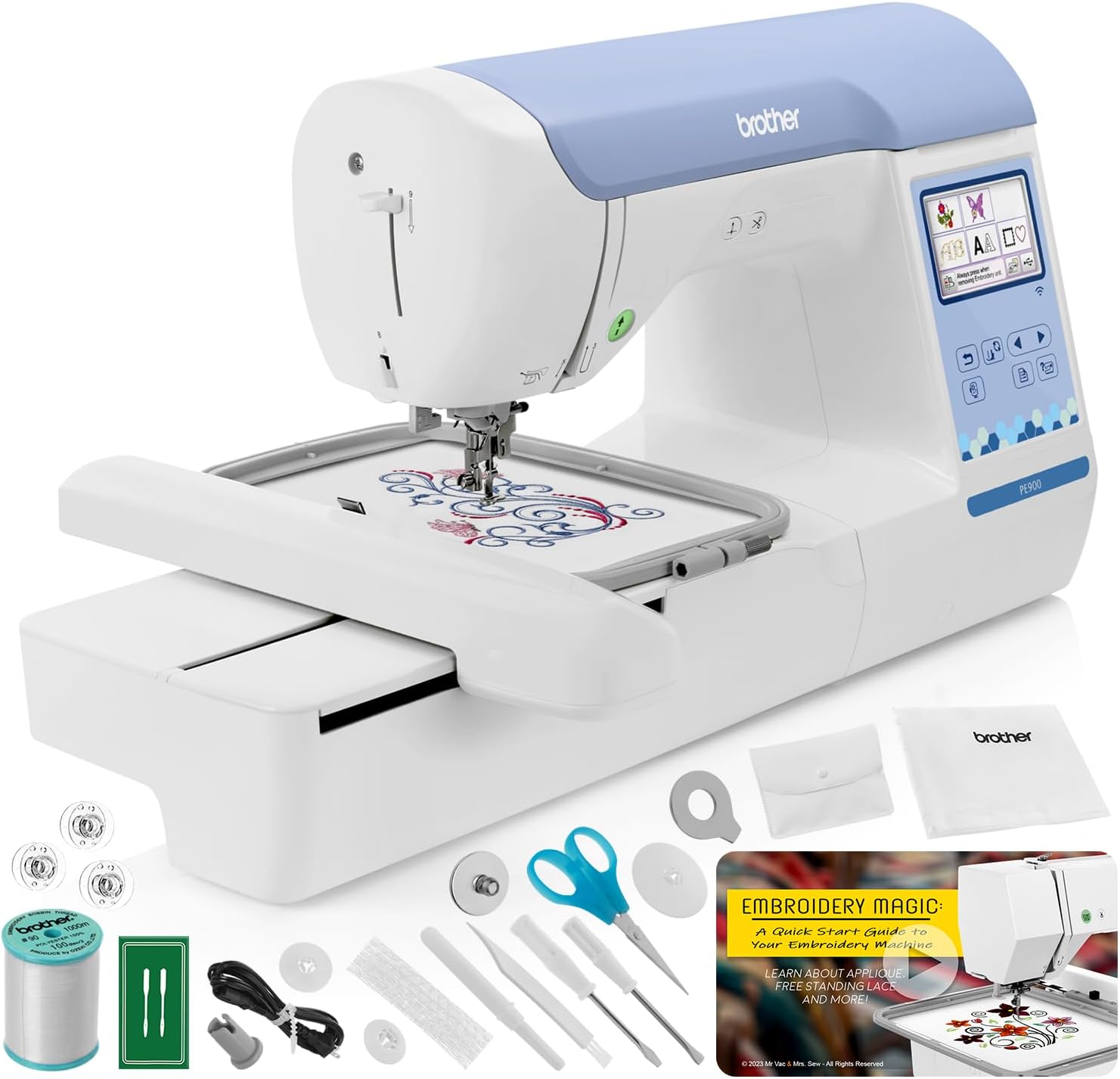 Amazon.com: Brother SE1900 Sewing and Embroidery Machine, 138 Designs ...