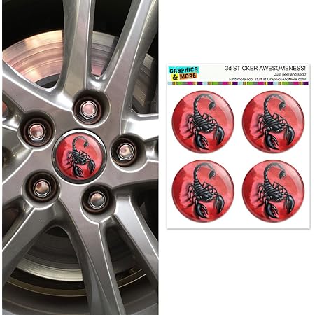 Amazon.com: Graphics and More Lady Bug - Insect Ladybug Wheel Center ...