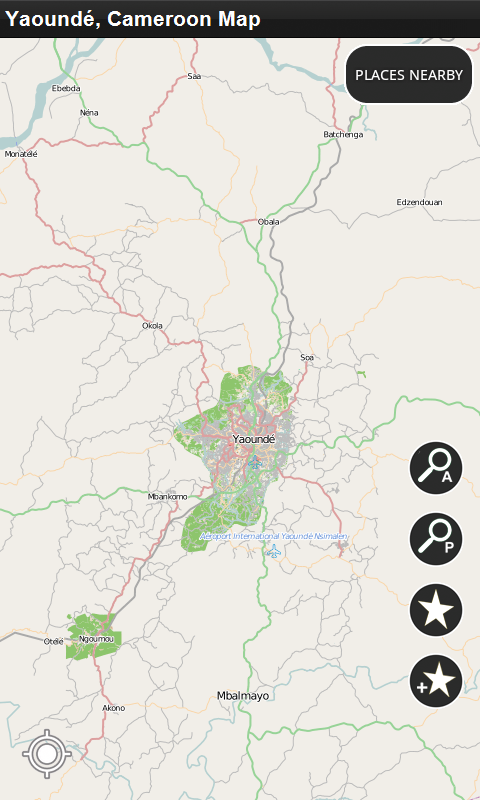 Yaoundé, Cameroon - Offline Map - App on Amazon Appstore