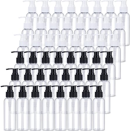 Amazon.com: 48 Pcs Pump Bottle Lotion Dispenser Refillable Shampoo ...
