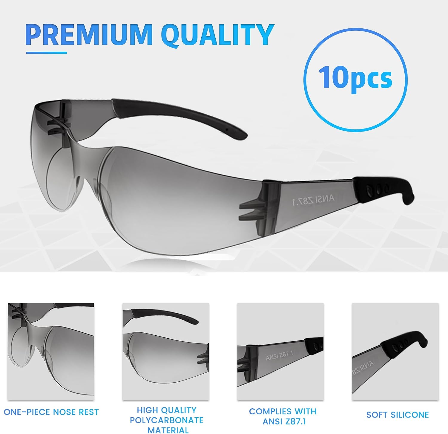 Ansi Z87.1 Ansi Z87.1 – Gafas de seguridad transparentes a granel ...