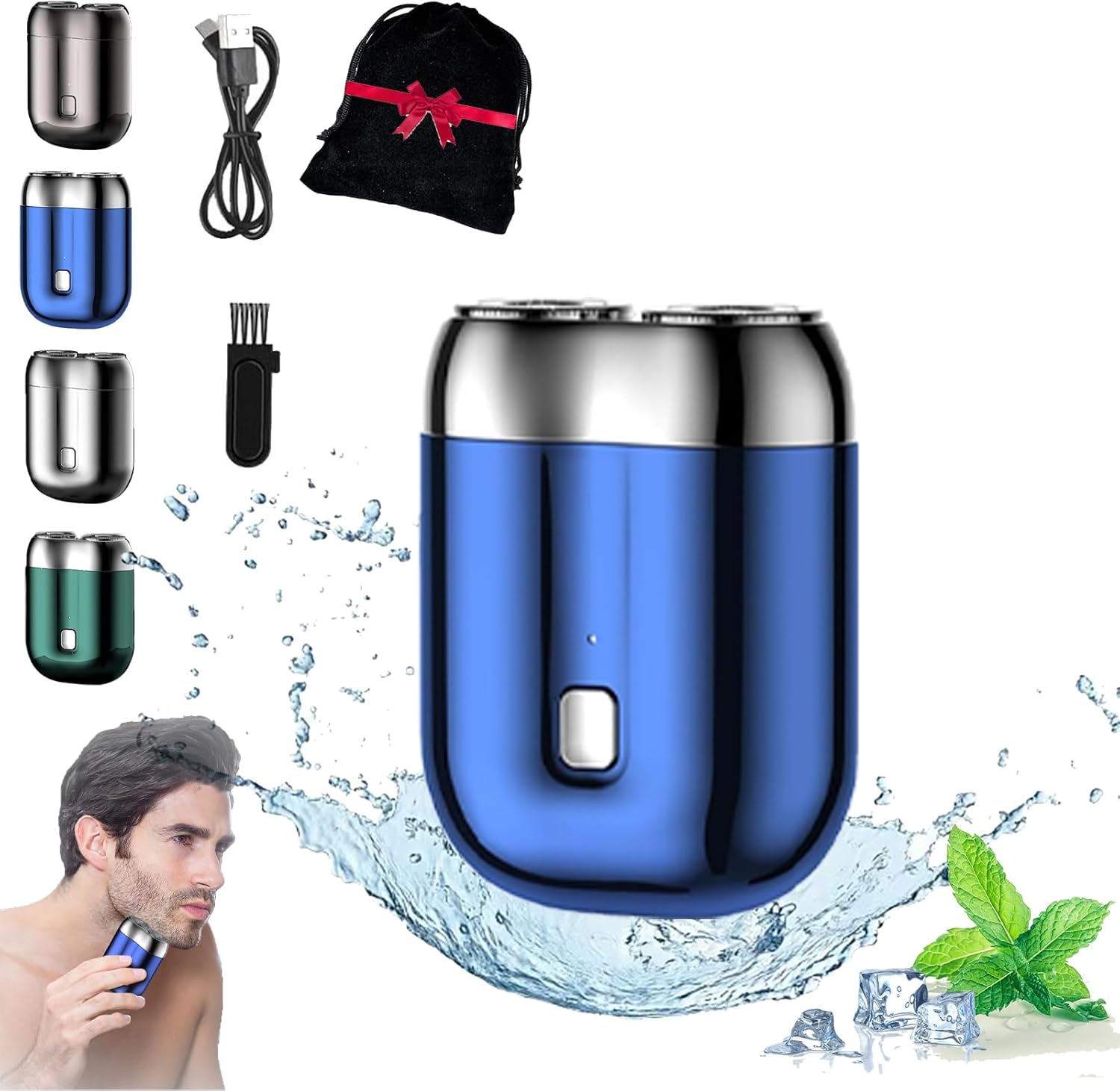 Amazon.com: New Model Mini Dual-Head Electric Shaver, Mini Dual Head ...