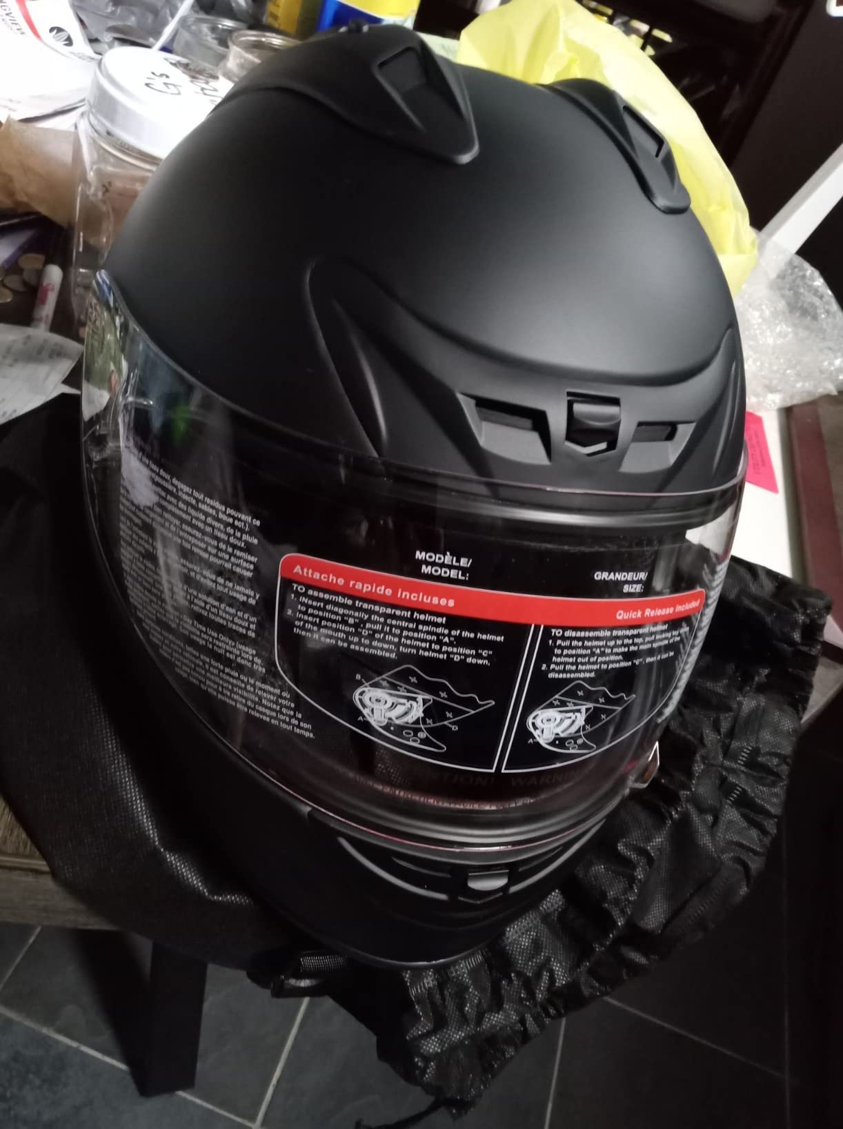 $10/mo - Finance Cartman Motorcycle Modular Full Face Helmet, Flip up ...