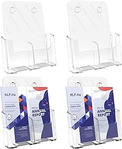 Amazon.com: HLF-ho Brochure Holder 8.5x11 Inch with Removable Divider ...