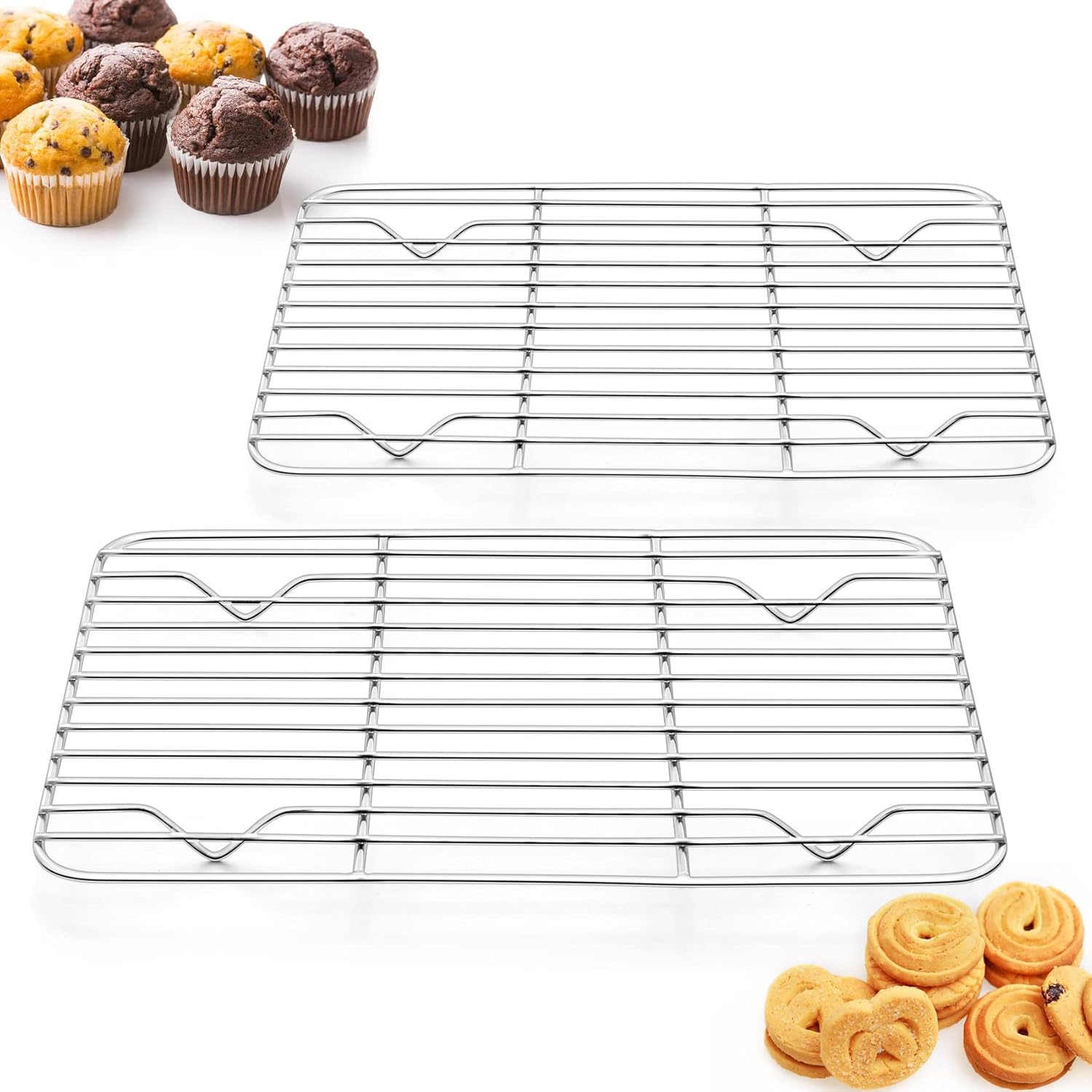 Amazon.com: Mini Cooling Rack, Onader Stainless Steel Small Wire Oven ...