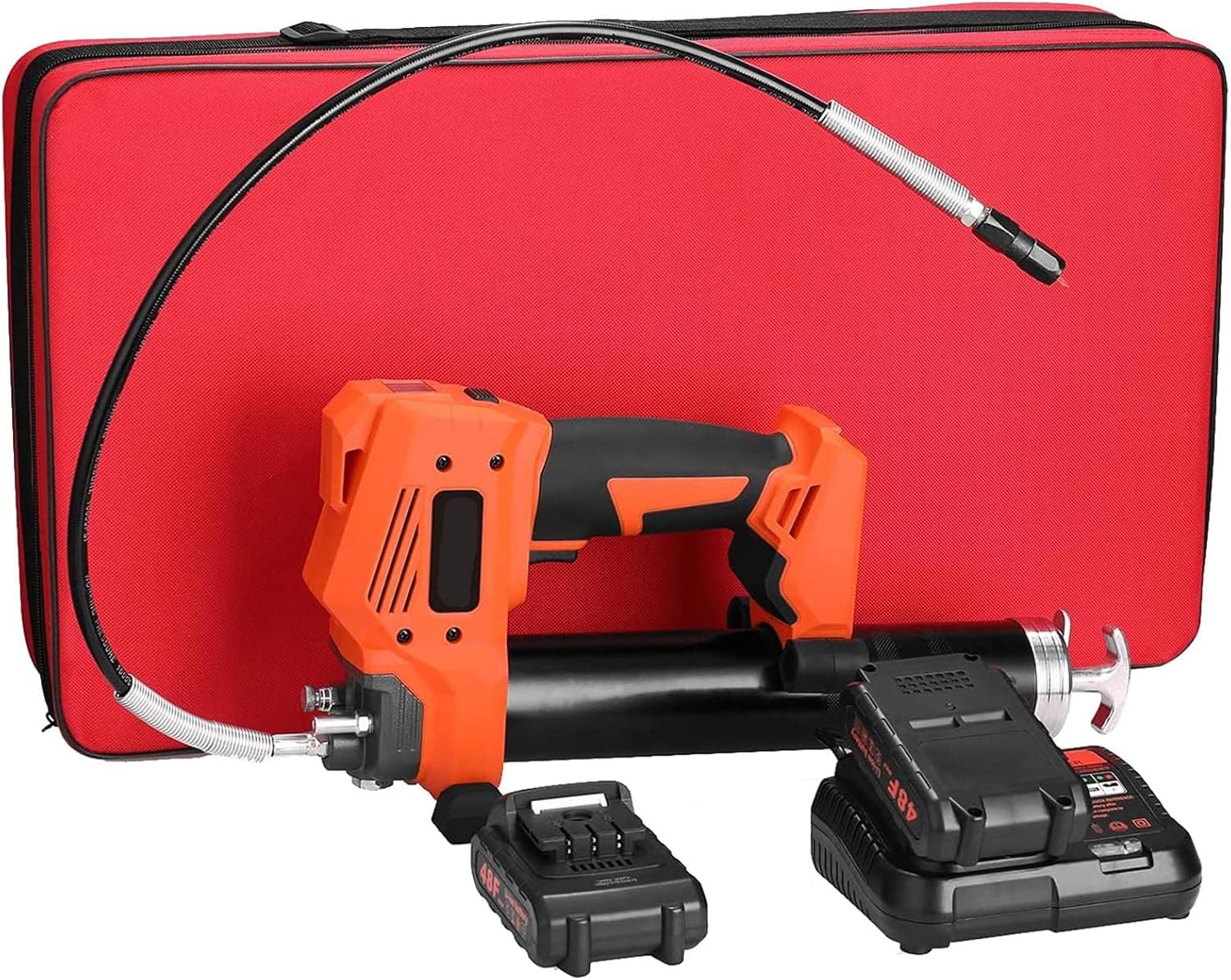 MELBIZ Cordless Grease Gun, 20V Cordless Electric Grease Gun ...