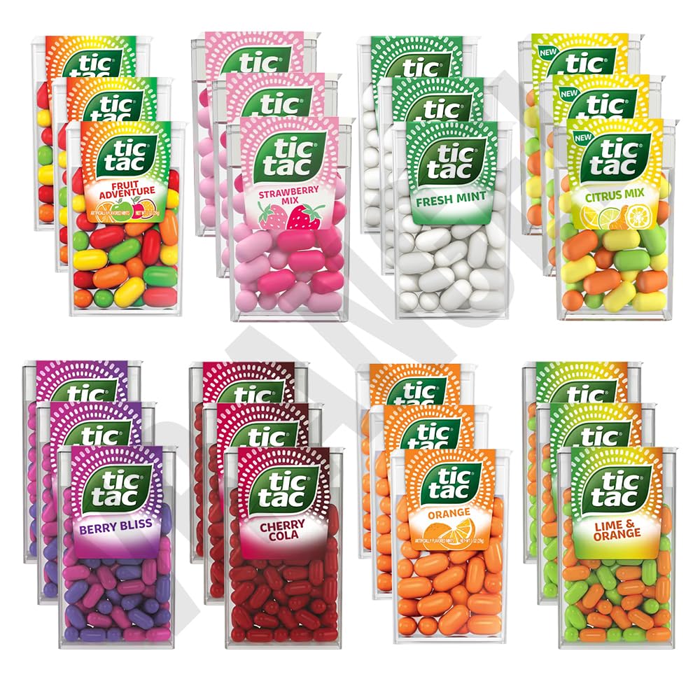 Tic Tac Each 3 x Mint Sweets For Little Moments of Refreshment 8 ...