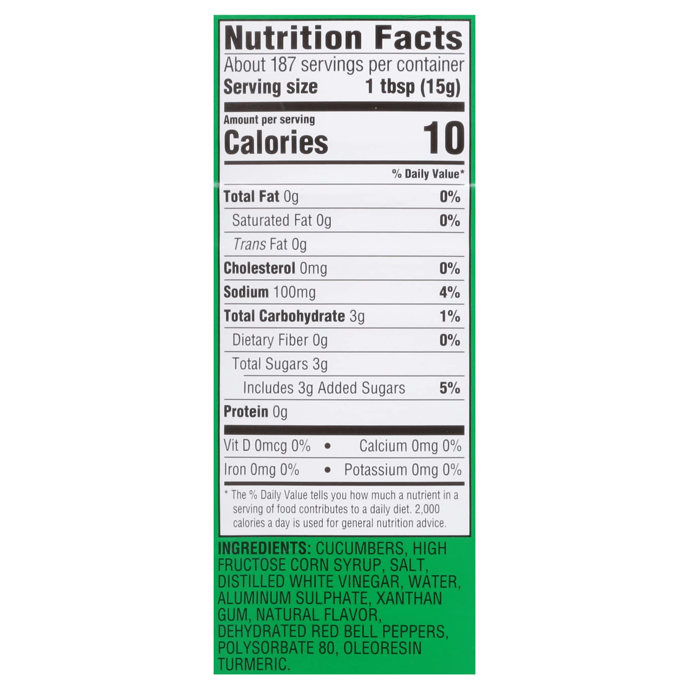 Heinz Relish Label