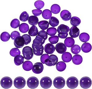 Amazon.com: HOLIDYOYO 50pcs Fillable Vending Machine Capsules Ball ...