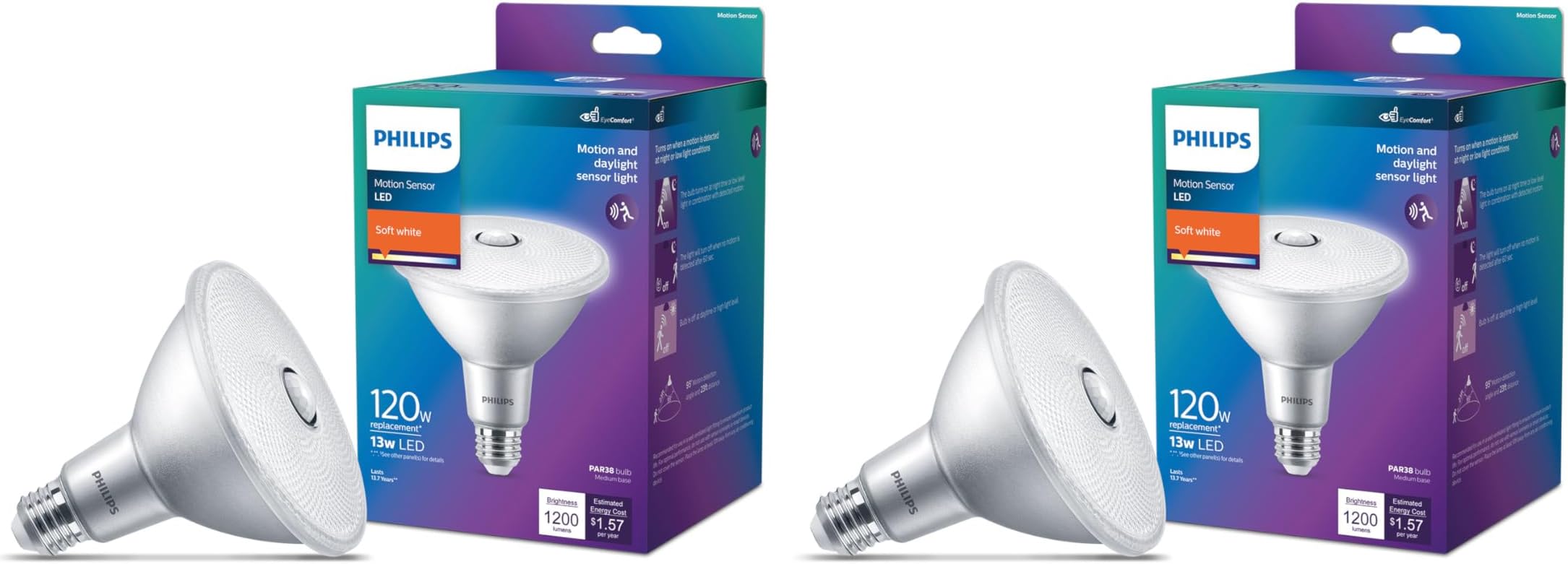 Amazon.com: Sengled Motion Sensor Flood Light Bulbs, Dusk to Dawn LED ...