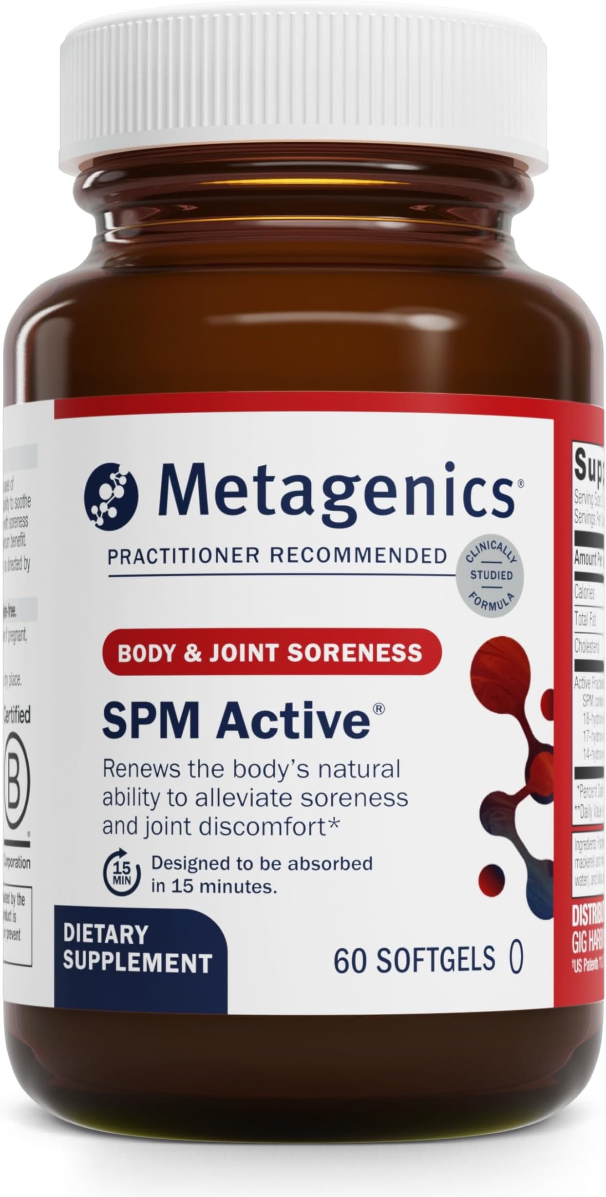 Amazon.com: Metagenics SPM Active - Specialized Pro Resolving Mediators ...