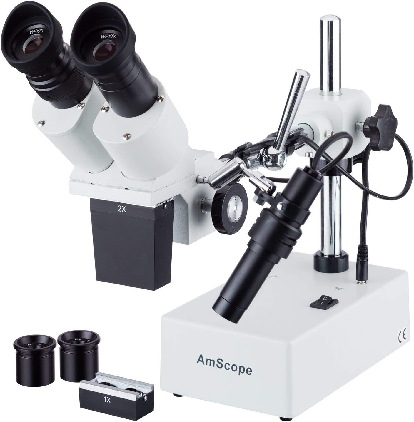 Amazon.com: AmScope SE402XYZ Professional Binocular Stereo Microscope ...