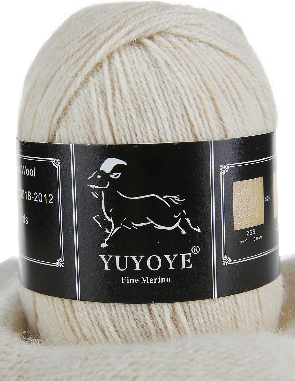Amazon.com: YUYOYE 100% Merino Wool Yarn for Crochet and Knitting ...