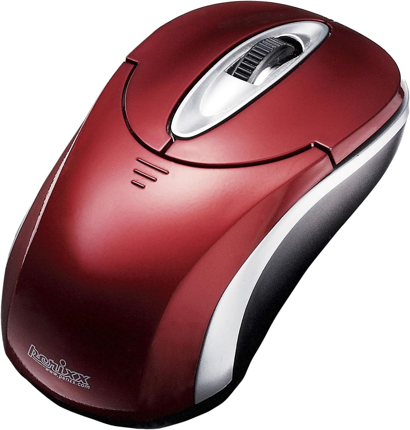 Perixx Wireless Optical Maus Perimice 702, USB, Rot/Schwarz : Amazon.es ...