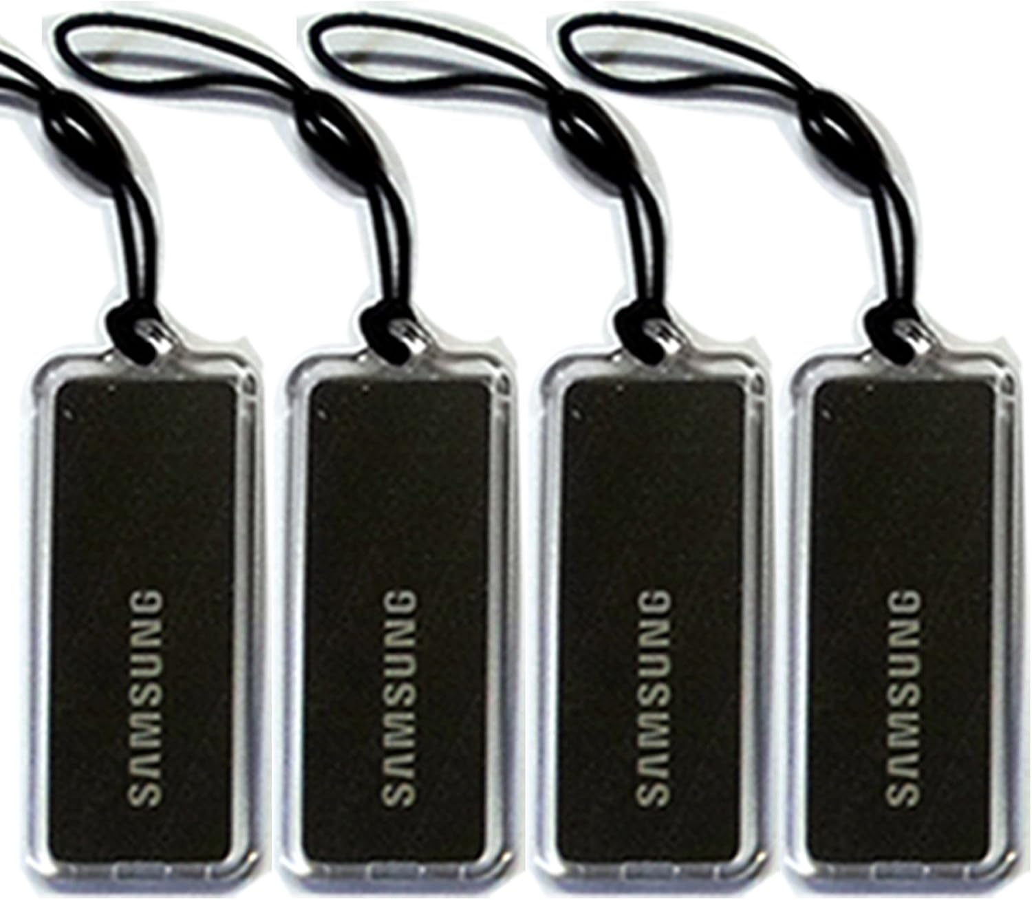 All Black 4pcs Genuine SAMSUNG EZON Digital Door Lock Key Tag Tags 13 ...