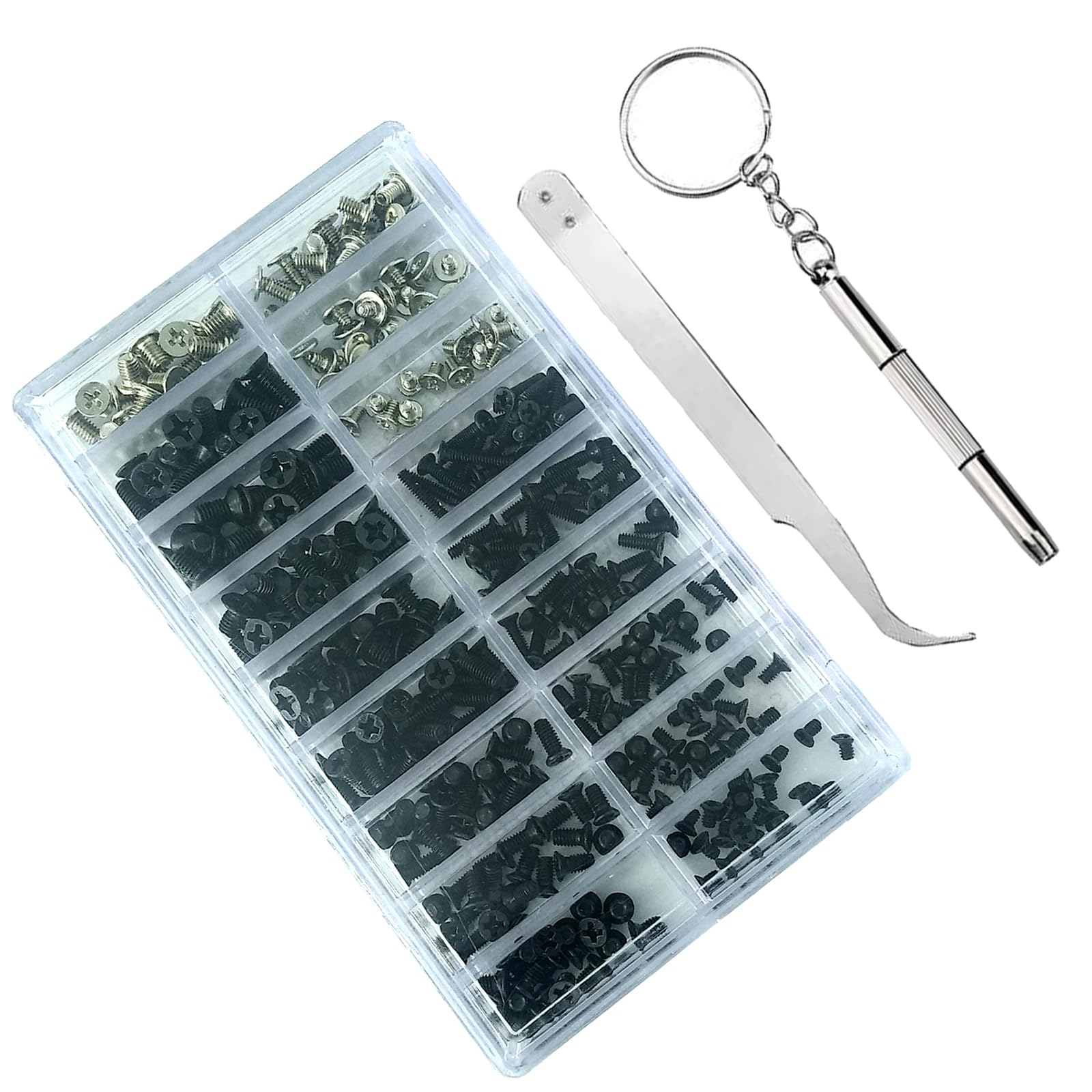 355-Pièces Kit de Vis Assorties M2 M2.5 M3 pour Ordinateur dur M.2 SSD ...