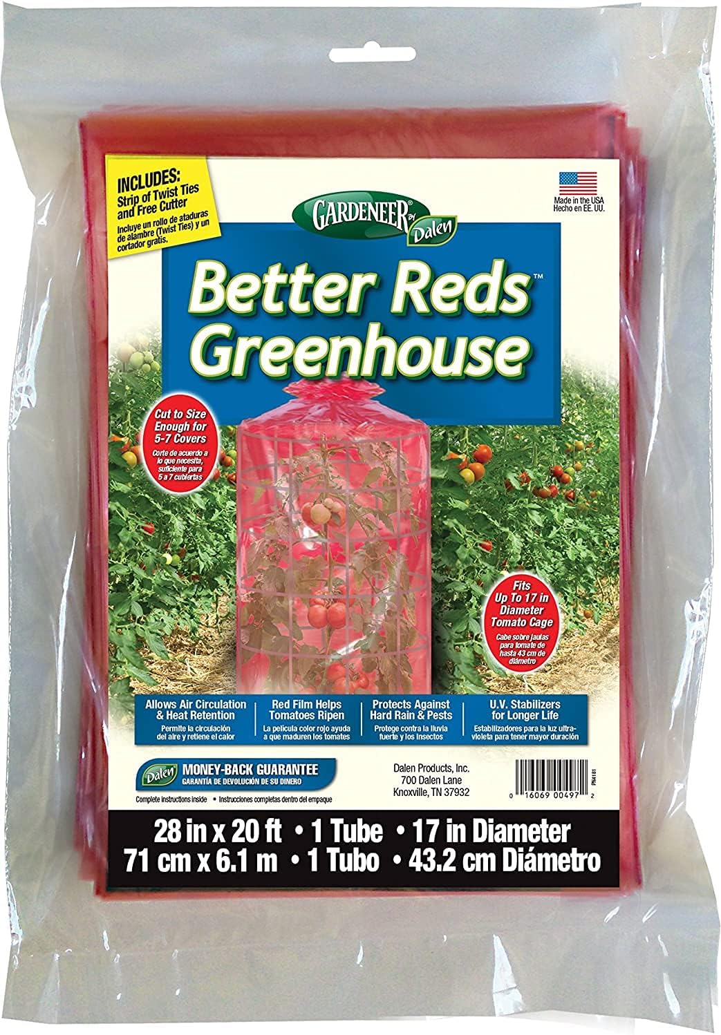 Amazon.com: warmfarm 2 Mil Red Mulch,Red Plastic Film Plastic Mulch for ...