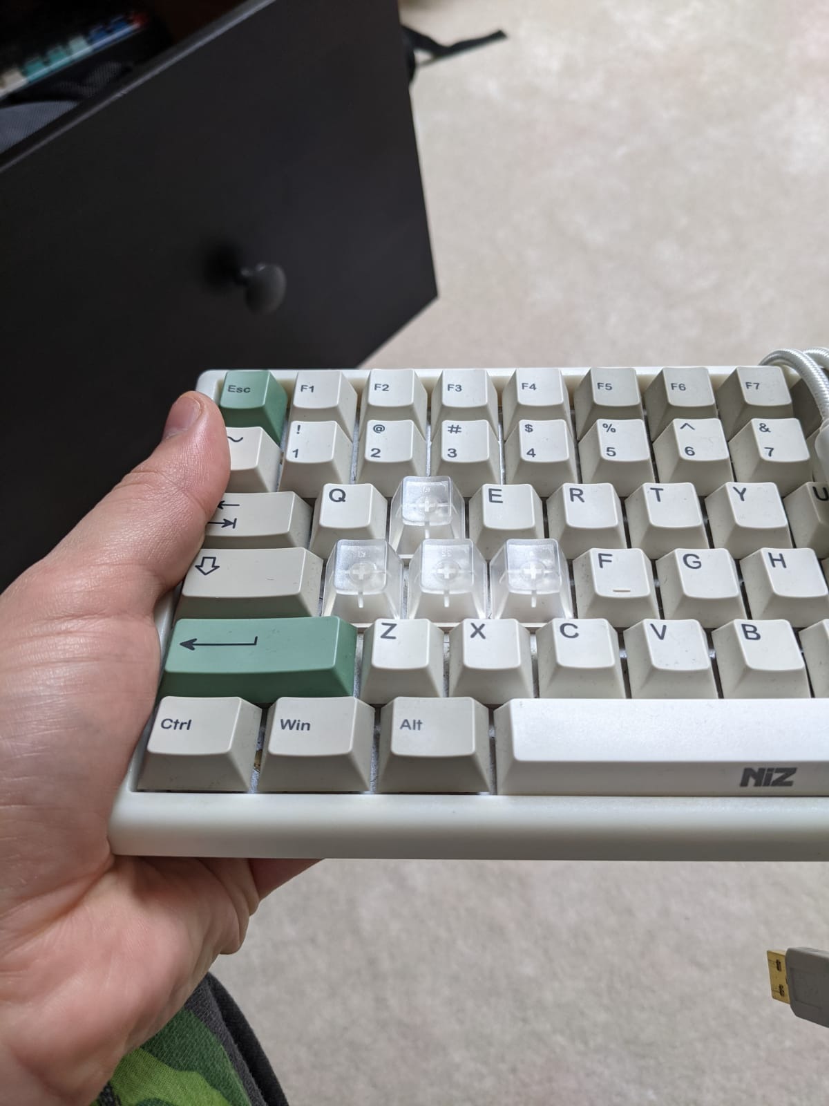 chenpaif Transparent ABS Keycaps, Mechanical Keycaps, Matte Illuminated ...