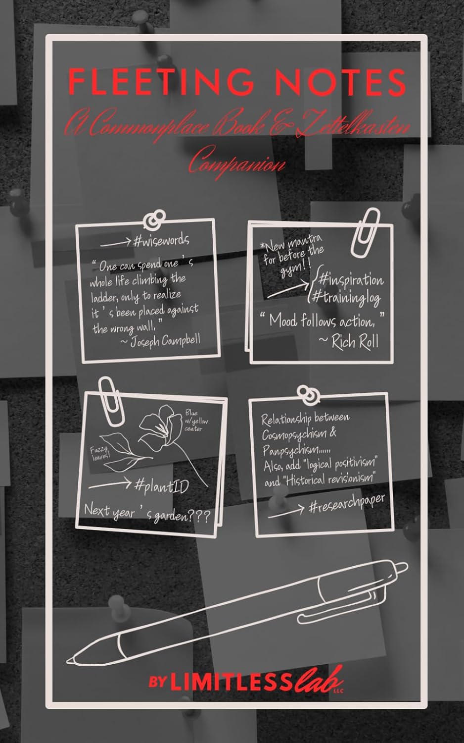 Fleeting Notes: A Commonplace Book & Zettelkasten Companion: Lab, LLC ...