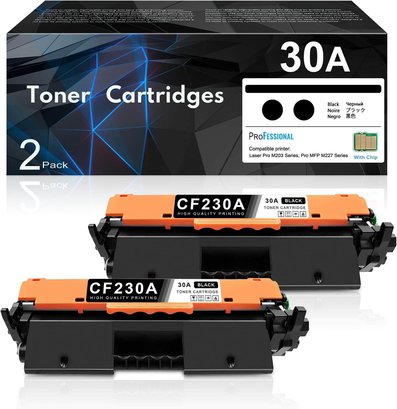 Amazon.com: CF230A 30A Black Toner Cartridge Compatible Replacement for ...