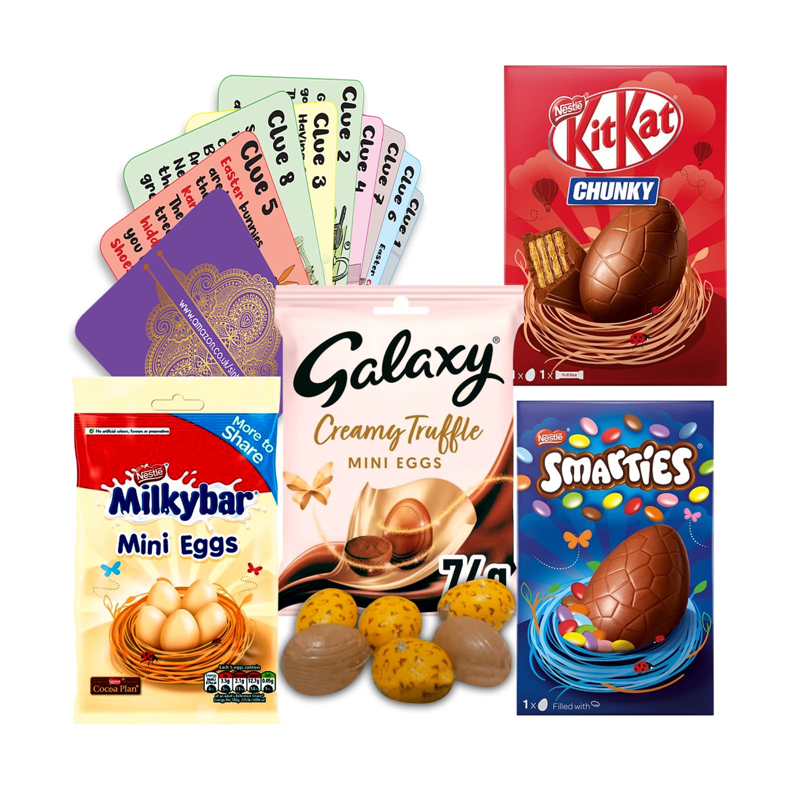 Buy Easter Egg Hunt Family Kit - 1x Galaxy Truffle Mini Eggs 74g 1x ...