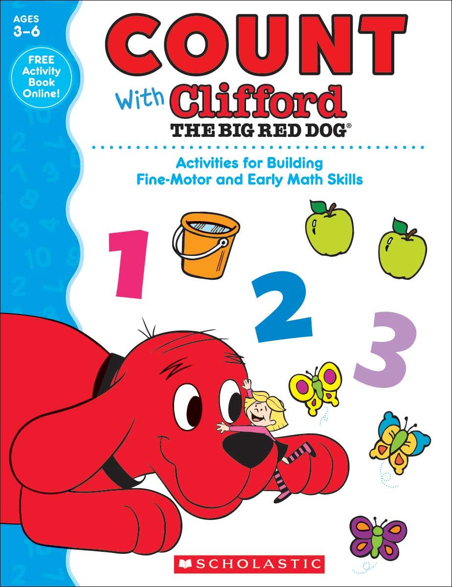 Amazon Count With Clifford The Big Red Dog Activities For