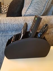 Connected Essentials Remote Control Holder Brown 5 Compartment TV ...