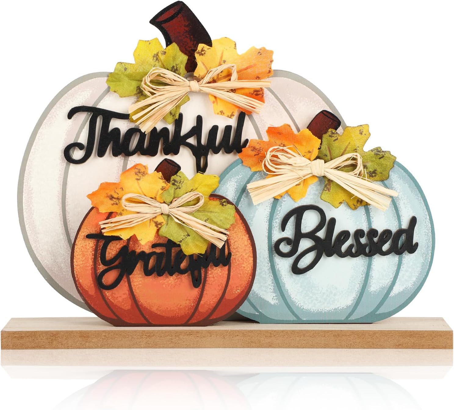 Amazon.com: Thanksgiving Decorations Thanksgiving Table Decor Thankful ...
