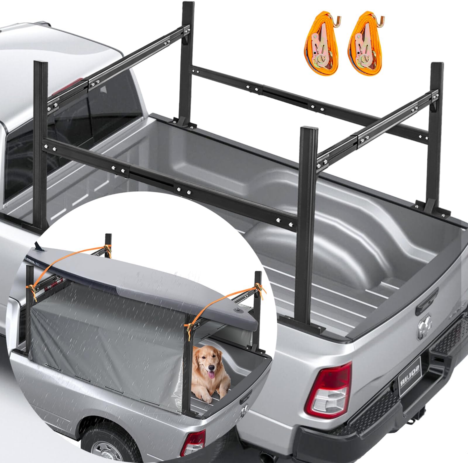 Amazon.com: Apex Cap-Rack-Alum Adjustable Universal Aluminum Pickup ...