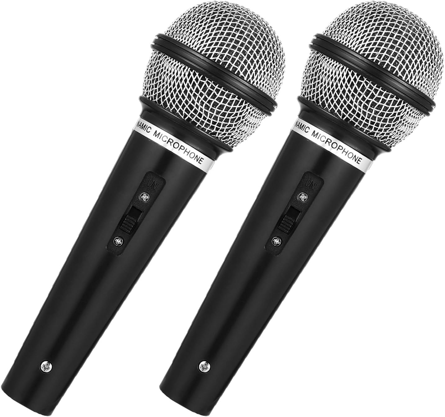 Amazon.com: IFJJ 2 Pack Toy Microphone Prop Play Plastic Mics Simulate ...