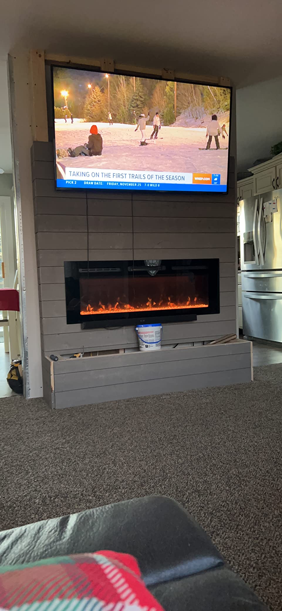 $26/mo - Finance 31 inch Electric Fireplace, Recessed and Wall Mounted ...