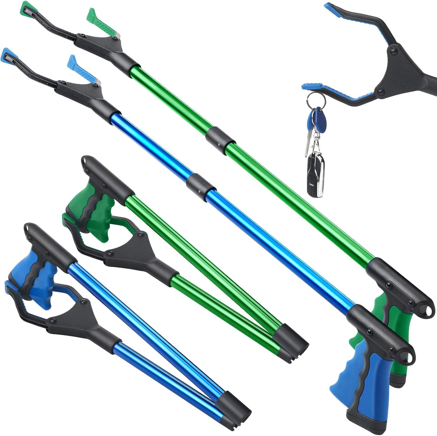 Amazon.com: Patelai 32 Grabber Reacher Tool 2 Pack Foldable Reacher ...