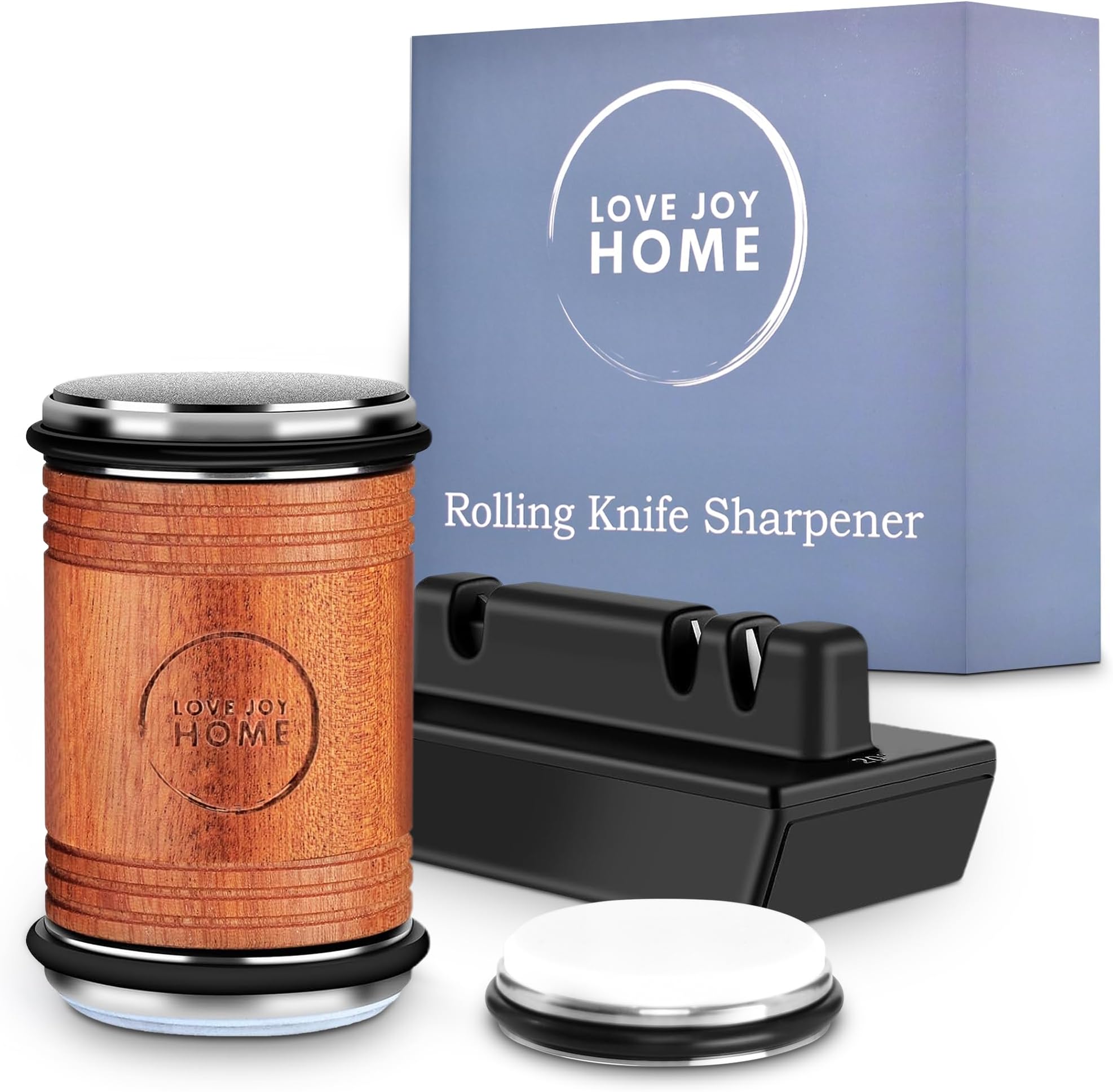Amazon.com: Premium Rolling Knife Sharpener Tool for Kitchen and Chef ...
