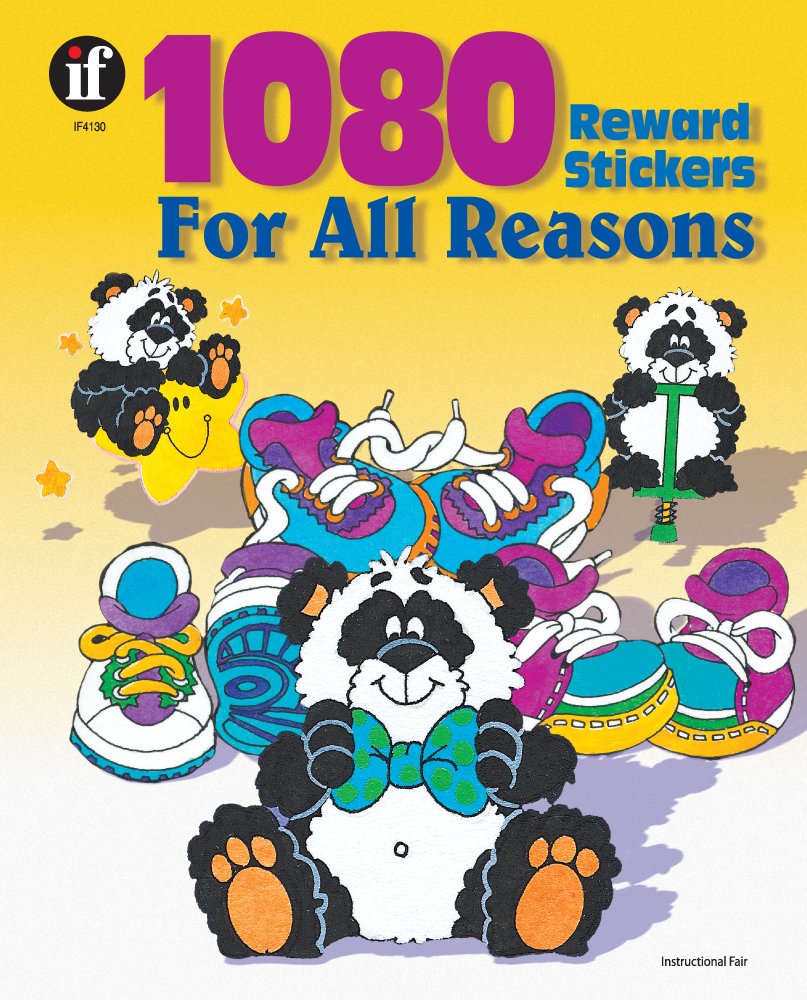1080 Reward Stickers For All Reasons, Grades 1 - 6: Instructional Fair ...
