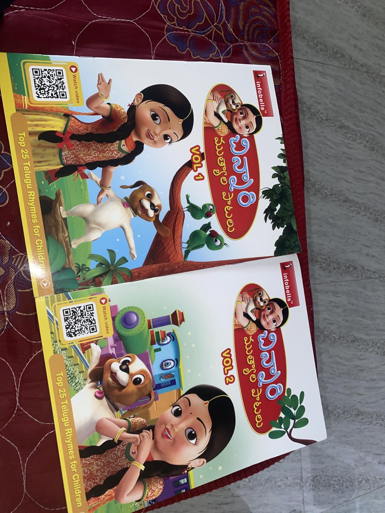 Buy Infobells Telugu Rhymes Cinnari Mutyala Patalu Educational Learning ...