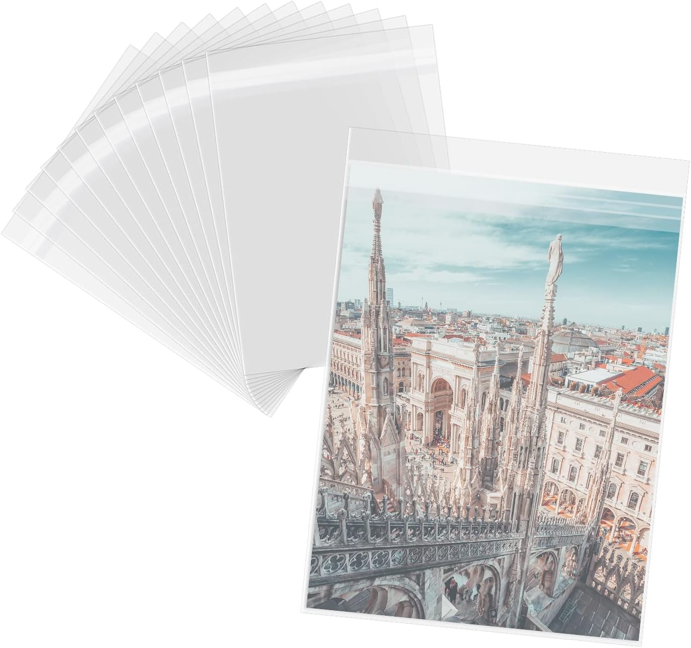 Amazon.com: Mat Board Center 18x24 Resealable Plastic Sleeves 100 Pack ...