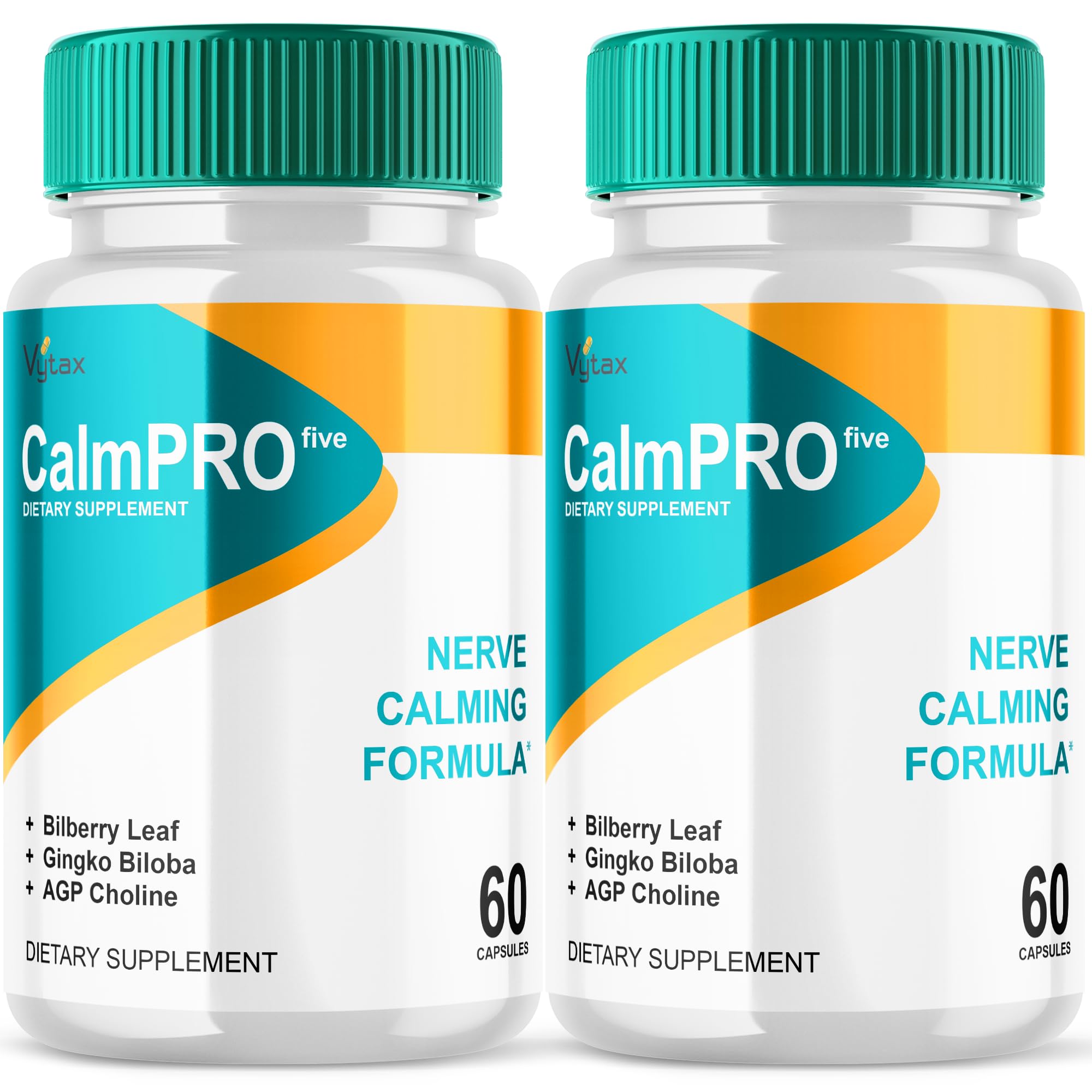 Amazon.com: (2 Pack) CalmPro5 Calm Pro 5 Nerve Support Pills Supplement, CalmPro 5 Maximum ...