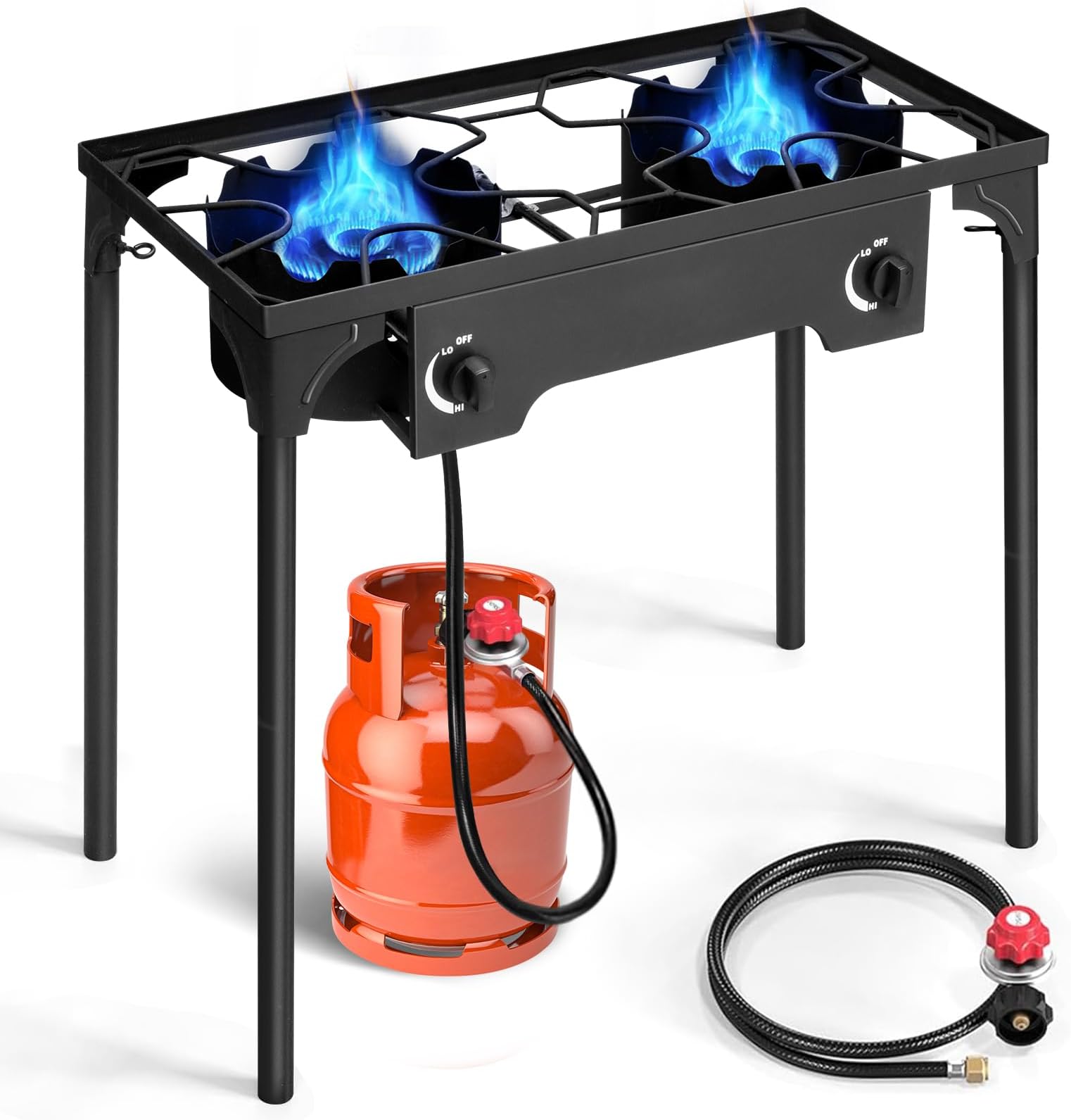 Amazon.com: Outdoor Stove Portable Propane Burner Gas Cooker - Camp ...