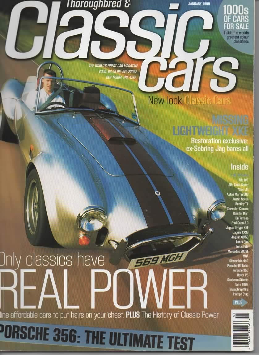 Thoroughbred & Classic Cars Magazine, January 1999 (Issue 304) Alfa ...