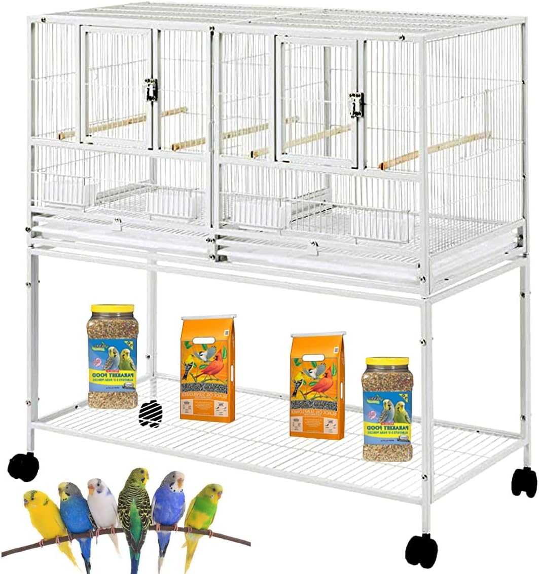 Amazon.com : 1/2/3-Combo Stacker Center Divided Breeder Breeding Bird ...